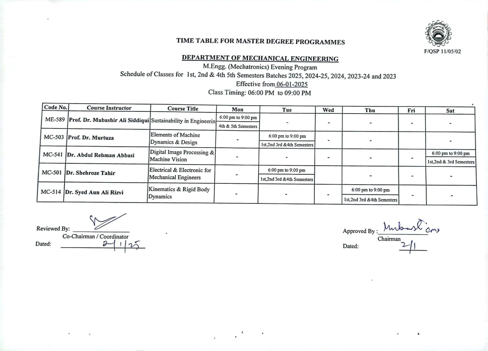 ES-105 Pakistan Studies | Department of Mechanical Engineering Website